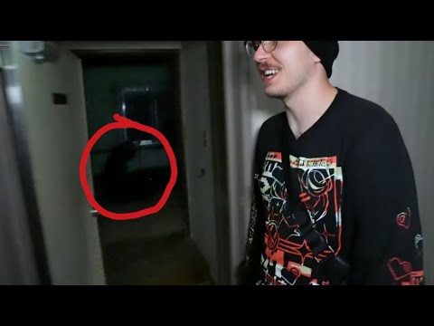 (The boys haunted abandoned hotel) Something is in the room