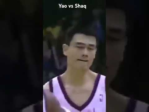Yao meets Shaq #shaquilleoneal #yaoming #shorts
