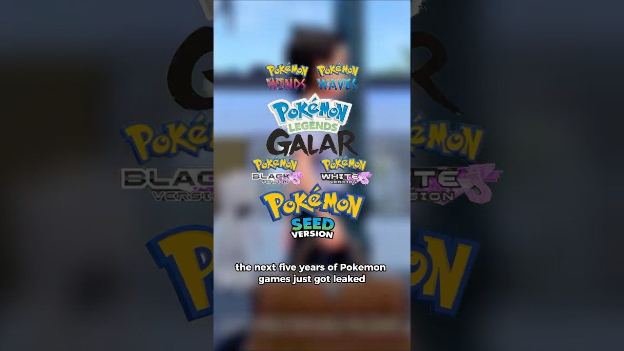 FUTURE POKEMON GAMES GOT LEAKED #pokemon #gen10 #generation10 #pokemonlegends #leak