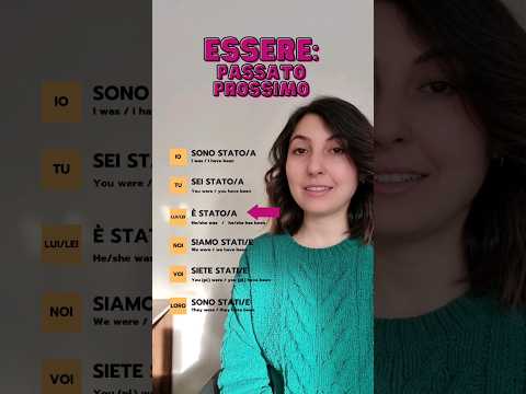 🇮🇹 VERBO ESSERE: PASSATO PROSSIMO