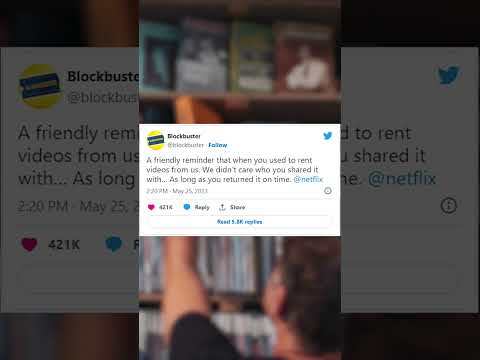 Blockbuster Said WHAT About Netflix? #shorts