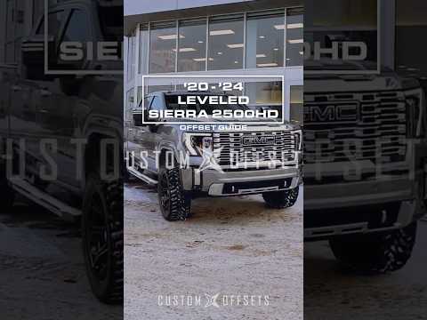 2020-2024 GMC Sierra 2500 - Level OFFSET VIDEO GUIDE FROM CUSTOM OFFSETS