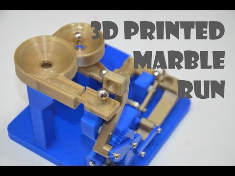 🏃 3D Printed Marble Run・ STL File for ・Cults