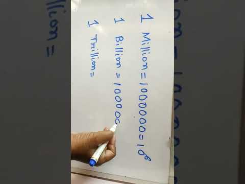 1 billion equals