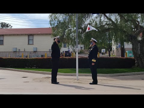 US Navy Lieutenant Commander John J. Fraser Promotion to Commander