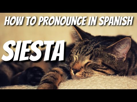 How to pronounce SIESTA in Spanish