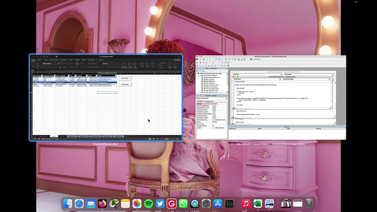 Invoice Generator Demonstration - MicroApps