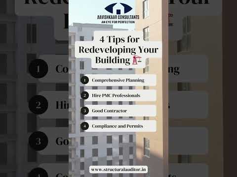 4 Essential Tips to Redevelop Your Building! Structural auditor | #buildingsafety #structuralaudit