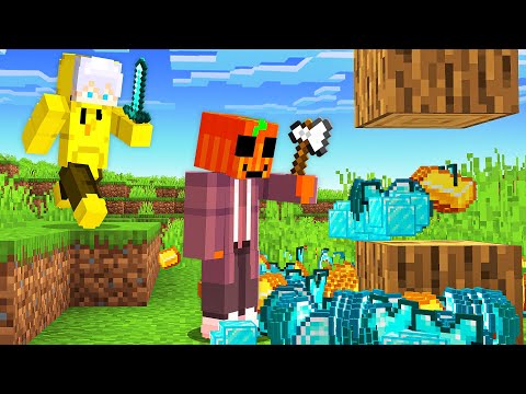 Cazador Vs. Jardred Con ARBOLES OP en Minecraft!