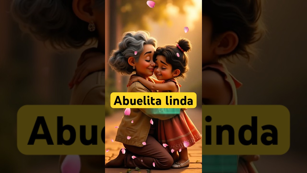 Abuelita linda Aprende con música infantil #abuelita #abuela #mama #mom #madre #mother #amor #short