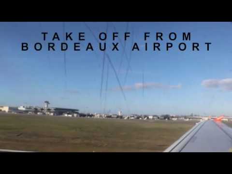 Take off from Bordeaux Airport