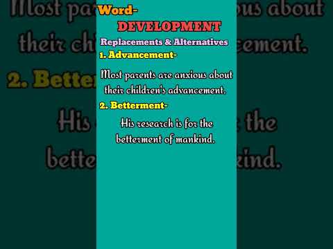 Important words| Replacements & Alternatives. #uflyer #vocabulary2022
