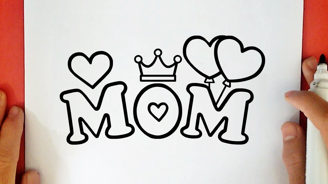 COMO DIBUJAR MAMA | FELIZ DIA DE LAS MADRES