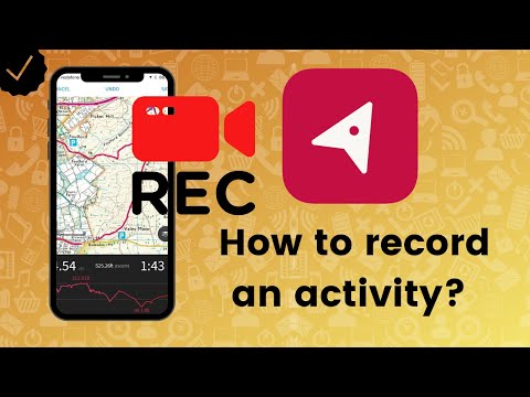 How to record an activity on OS Maps?