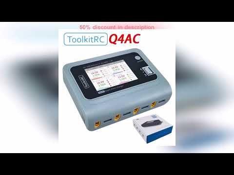 Latest Products You Must Know! ToolkitRC Q4AC charger XT60 Adapters IPS Bright With Clear Wide A