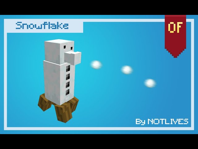 Snowflake-Snow golem Minecraft Texture Pack