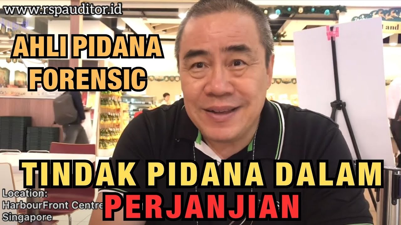 TINDAK PIDANA DALAM PERJANJIAN