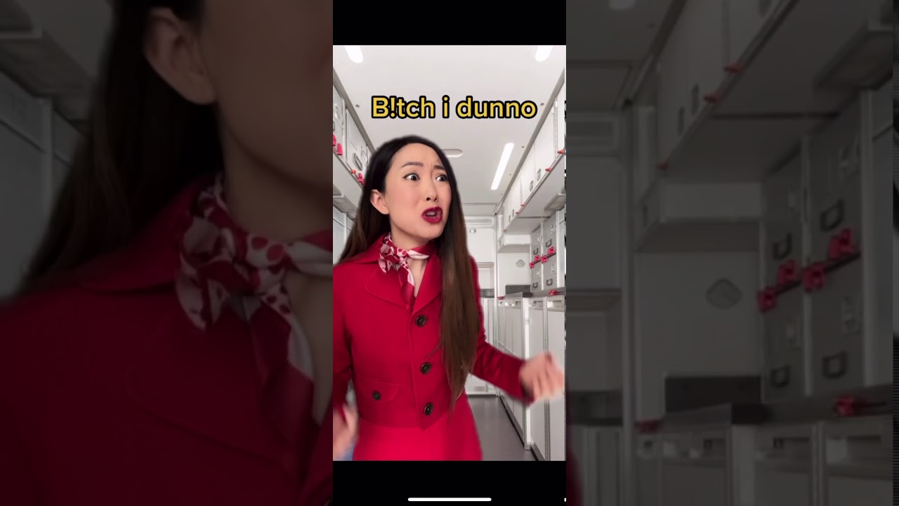 Flight attendants while passengers are sleeping
