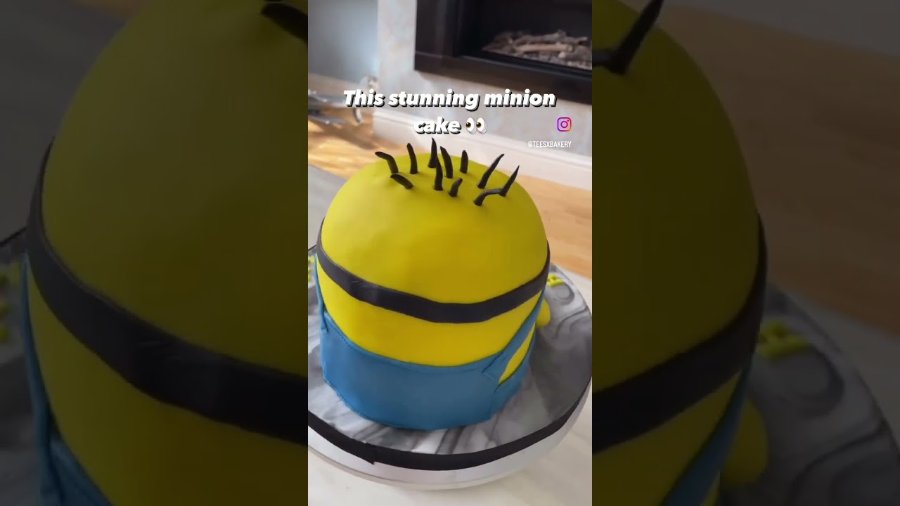 THE UNEXPECTED TRANSFORMATION✨ #despicableme #cake #minions #foodshorts #youtubeshorts #trend