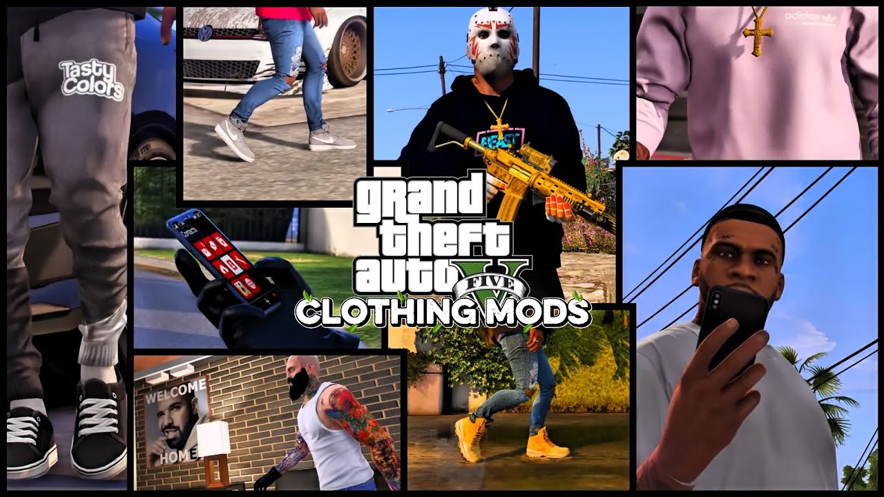 Best GTA 5 Clothing Mods | How To Install EMFsingleplayer + Real Clothing Brands 2026 | *UPDATED*