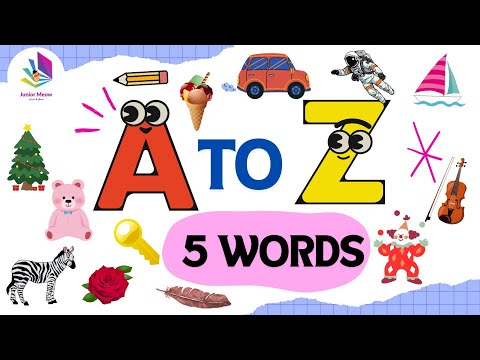 A-Z 5 words| Words that start with A-Z| @junior meow