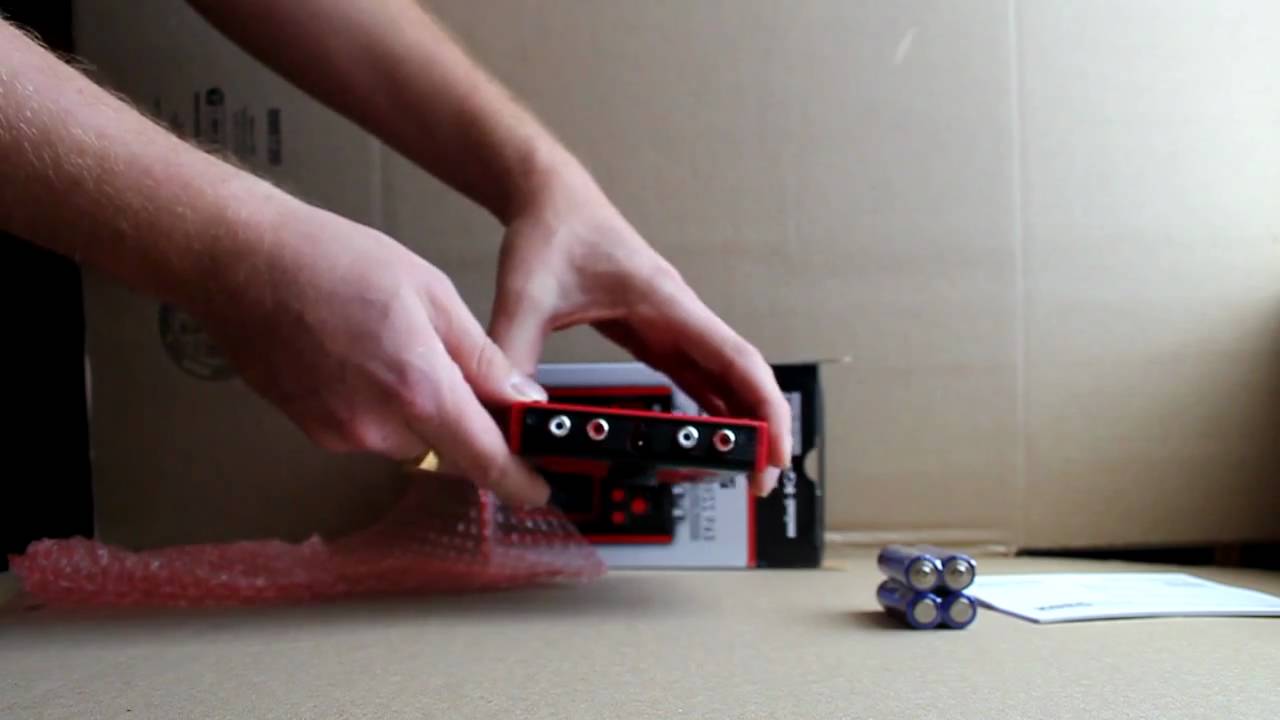 Korg Mini-KP KAOSS Pad Unboxing [720p]