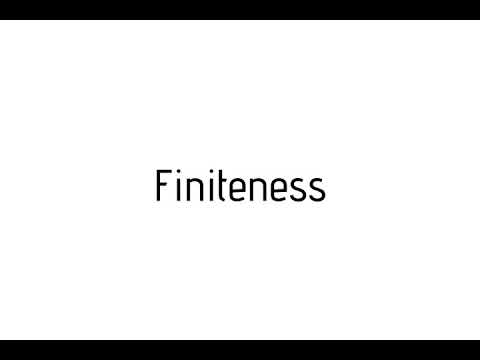 How to pronounce Finiteness / Finiteness pronunciation