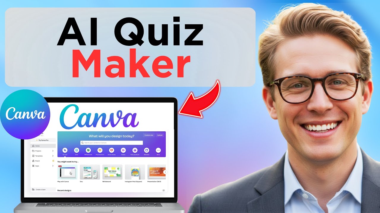 How To Create 🔥 Quizzes FAST With Canva’s AI Quiz Maker (Tested)