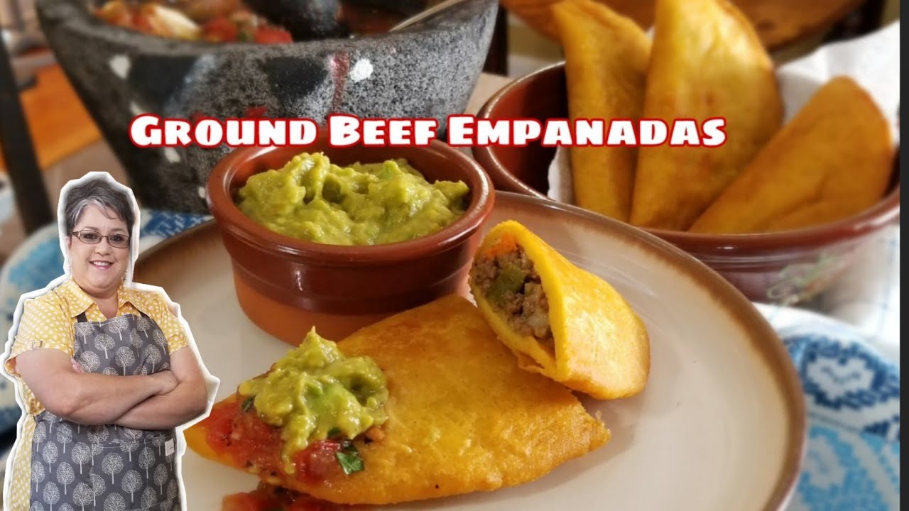 GROUND BEEF EMPANADAS with poblano peppers and cheese | Empanadas De Carne Molida ❤