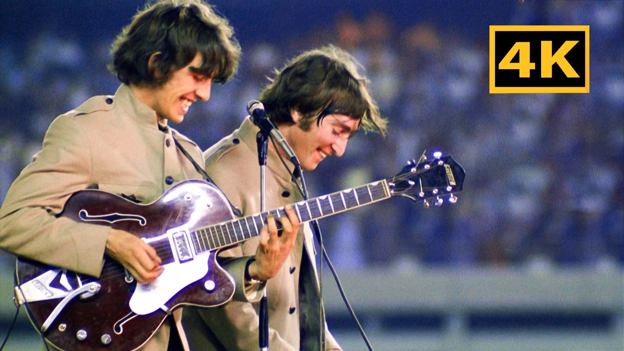 (4K) The Beatles Live At Shea Stadium 1965