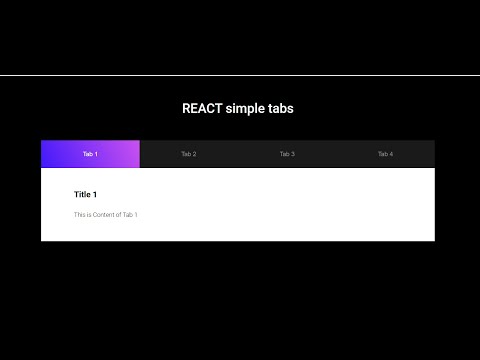 Build React.js Material-UI Multiple Tabs Layout Component Using Array ...