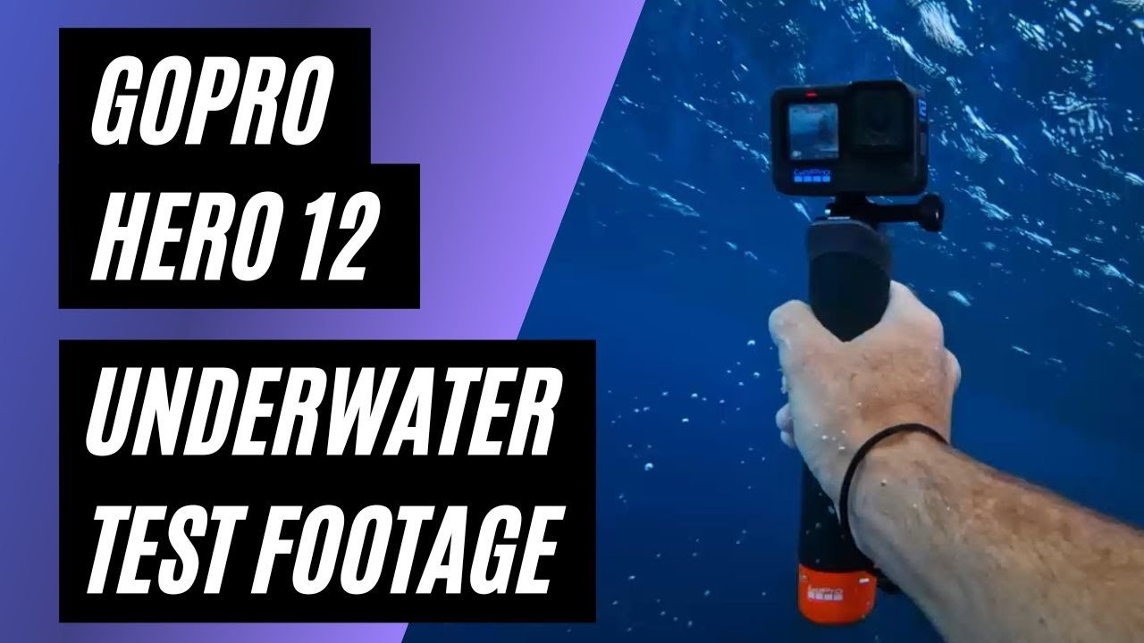Taking a GoPro HERO 12 Black Underwater - Sample Test Footage