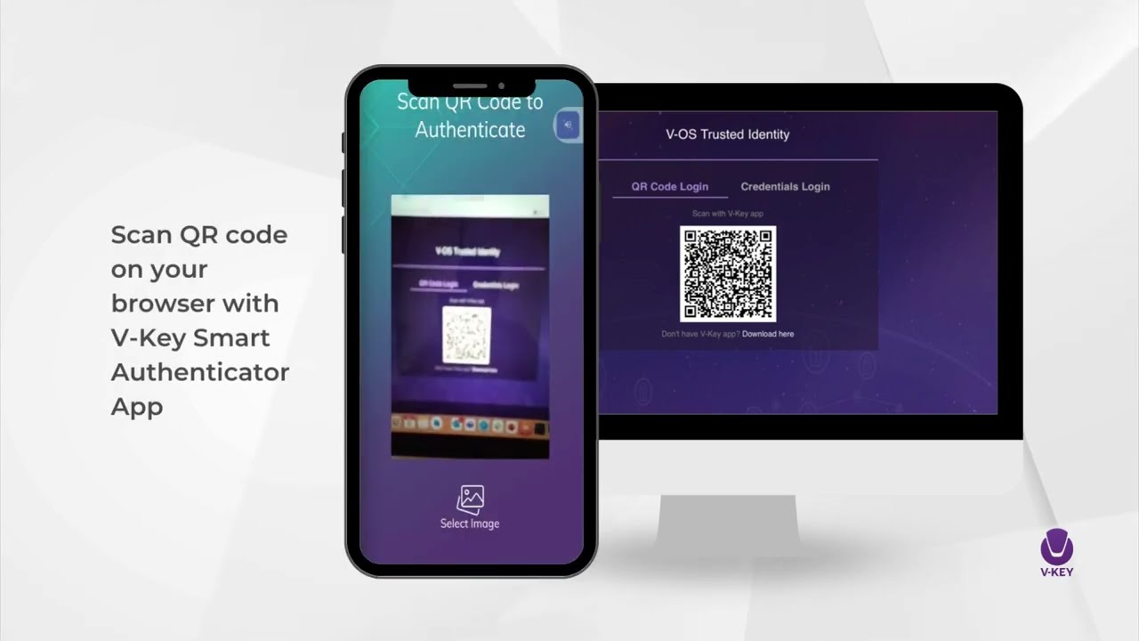 V-Key Smart Authenticator User Authentication Demo