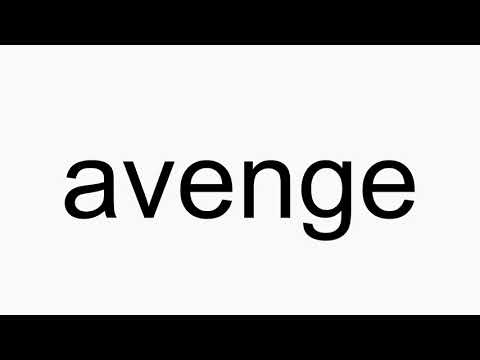 How to pronounce avenge