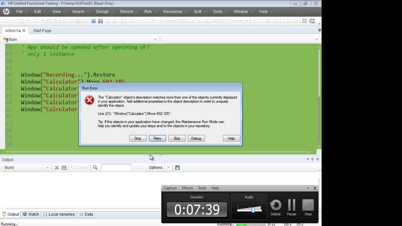QTP UFT Tutorial Part 2