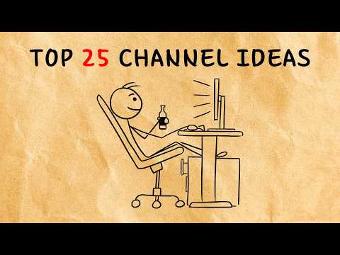 Top 25 Faceless Youtube Channel Ideas (realtalk)