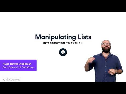 Manipulating Lists | Python
