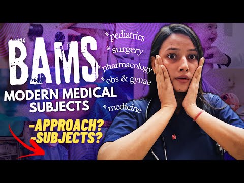 Modern science subjects in *BAMS✅👩⚕Medicine, surgery, pharmacology & lot more | Kritika Pandey