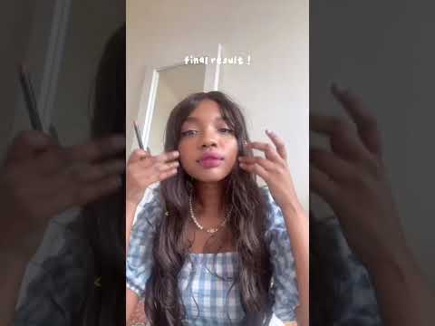 Korean ulzzang makeup lips on dark skin / full lips 💄