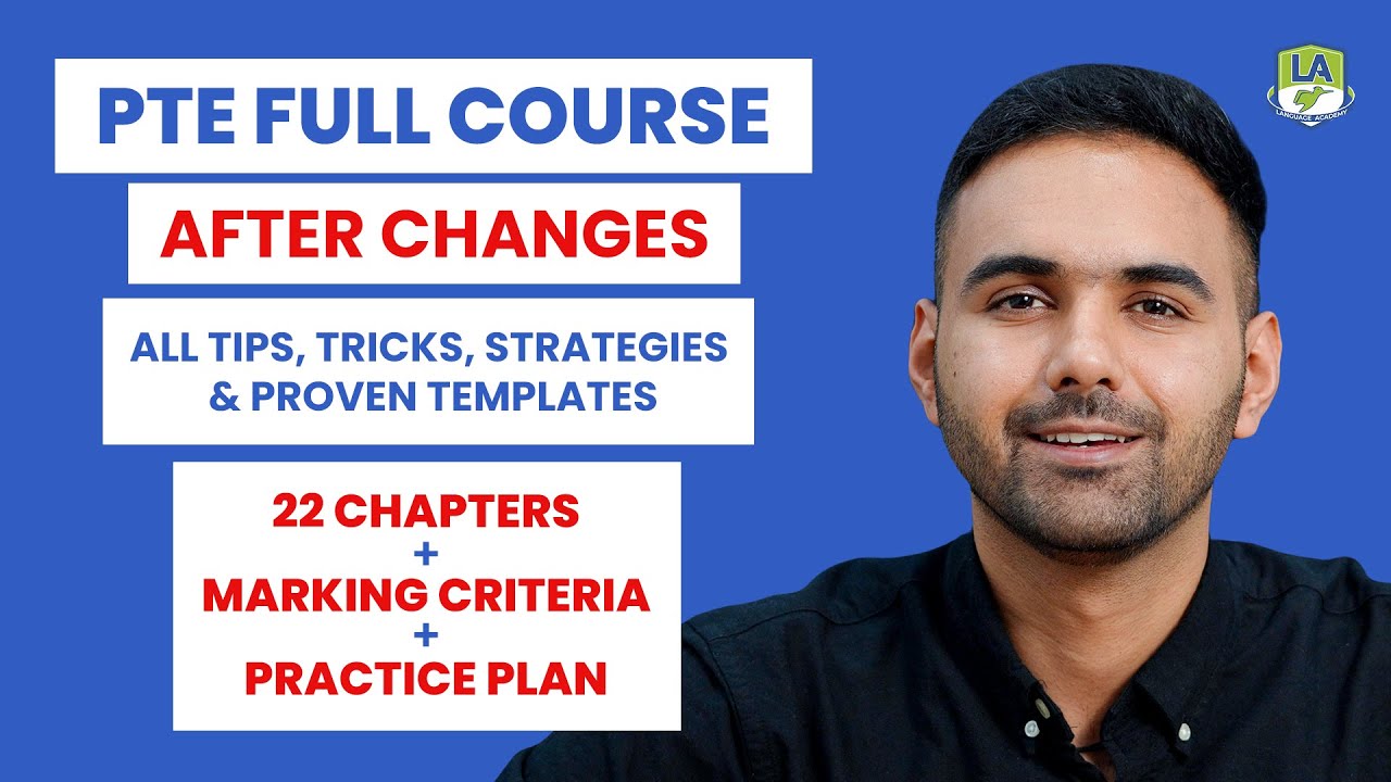 PTE Academic Full Course in 2.5 Hours: Updated Strategy, Templates & Practice Plan