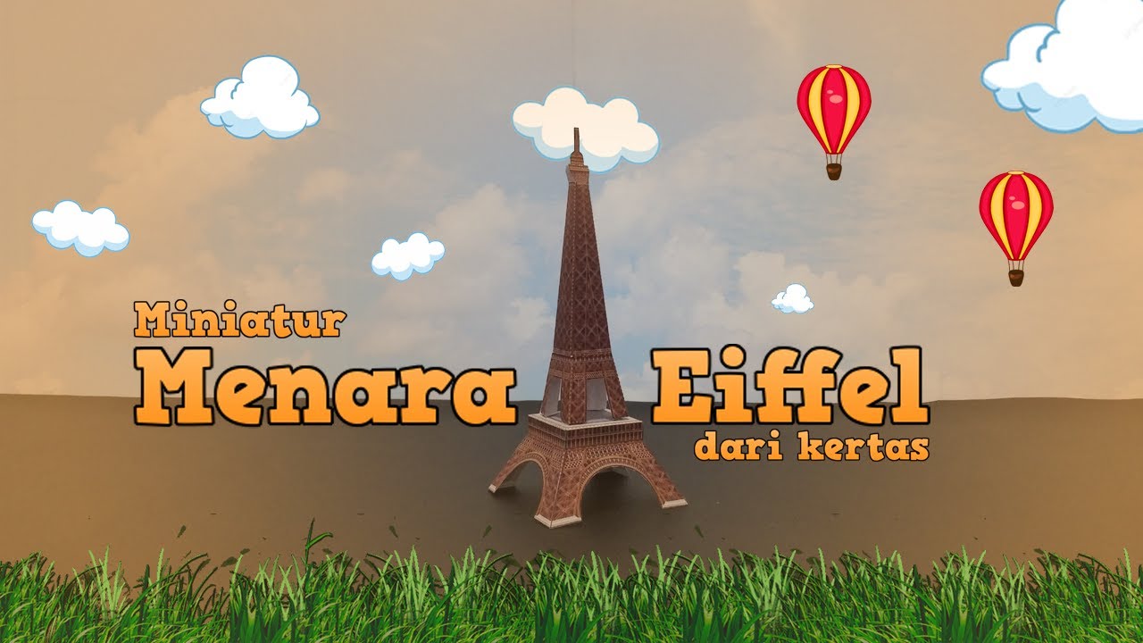 Eiffel Tower 3D Papercraft