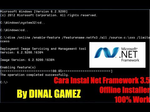 Cara Instal Net Framework 3 5 di Windows 10 Offline 100% Work