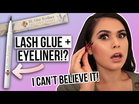 DOES IT WORK?? Lash Glue Eyeliner Pen from Amazon (BL Glue Eyeliner)