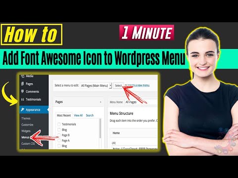 Add font awesome icon to wordpress menu 2024
