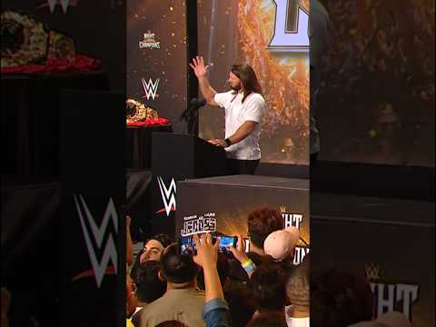 AJ Styles is focused one thing. Becoming the WWE World Heavyweight Champion #WWENOC