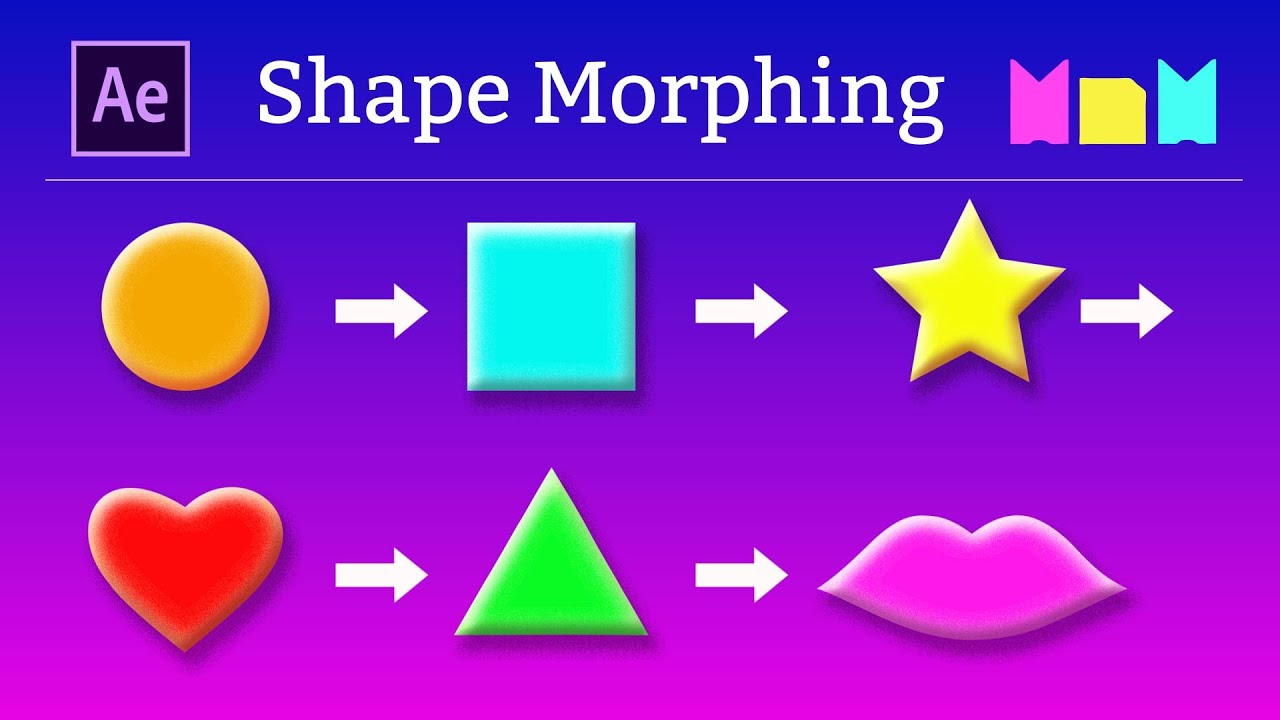 Morph Shapes in Ae CC | Circle to Square Morphing | After Effects Tutorial