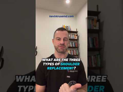 What Are The Three Types Of Shoulder Replacement #shoulderreplacement #orthopedicsurgeon