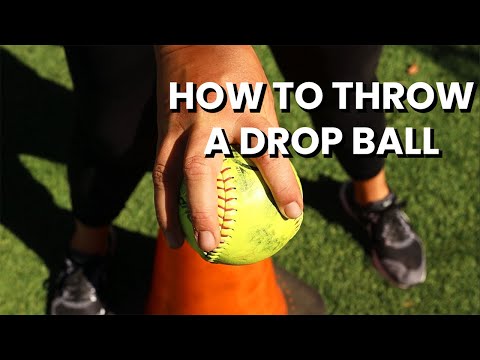HOW TO THROW A DROP BALL (SOFTBALL PITCHING DRILL FOR MOVEMENT)