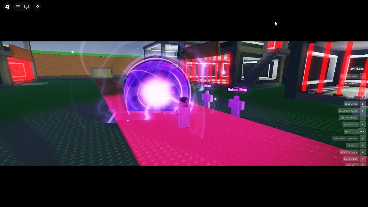 Gojo V2 - Script require Showcase serverside - Roblox exploiting