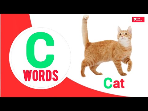 Words Starting With C - Learn Words that Start with C Sound #kids